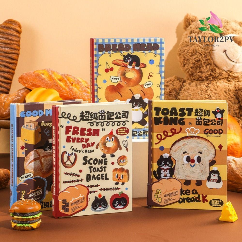 Taylor2pv Schedule Planner Notebook, To Do List Bread ปกแข็ง B6 ...