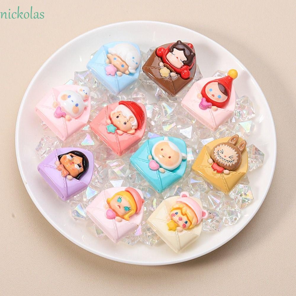 Nickolas Luminous Pop Beans,เรซิ่นHandmade Pop Mart Love Letterลูกปัด ...