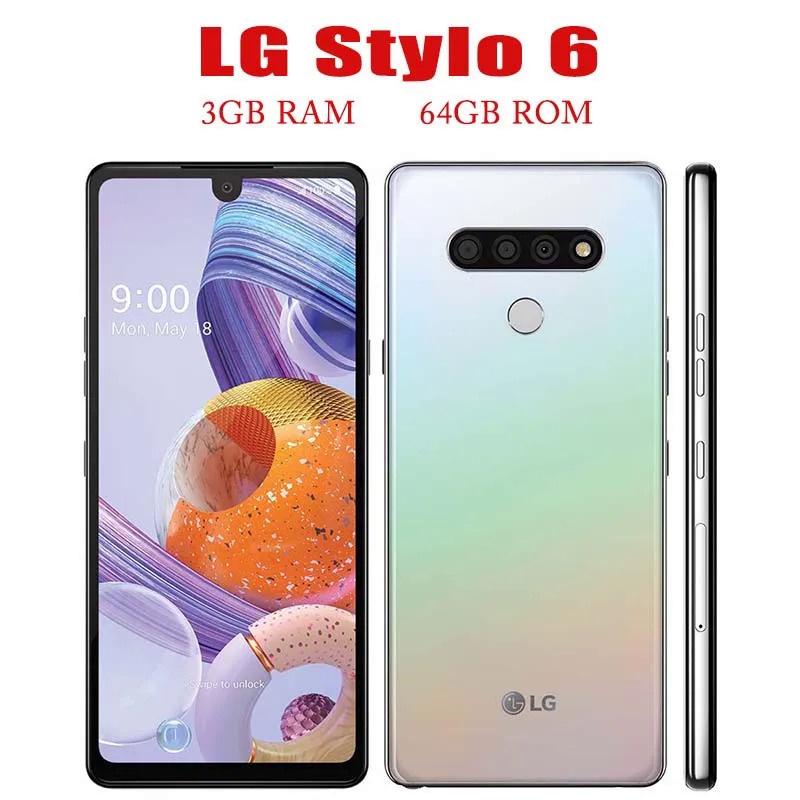 ของแท้ สมาร์ทโฟน LG Stylo 6 Q730TM 64GB ROM 3GB RAM 4G LTE Quad Core ...