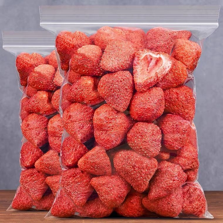 Zejun สตรอเบอร ์ รี ่ สดฟรีซดรายกรอบผลไม ้ หวานของว ่ าง | Shopee Thailand