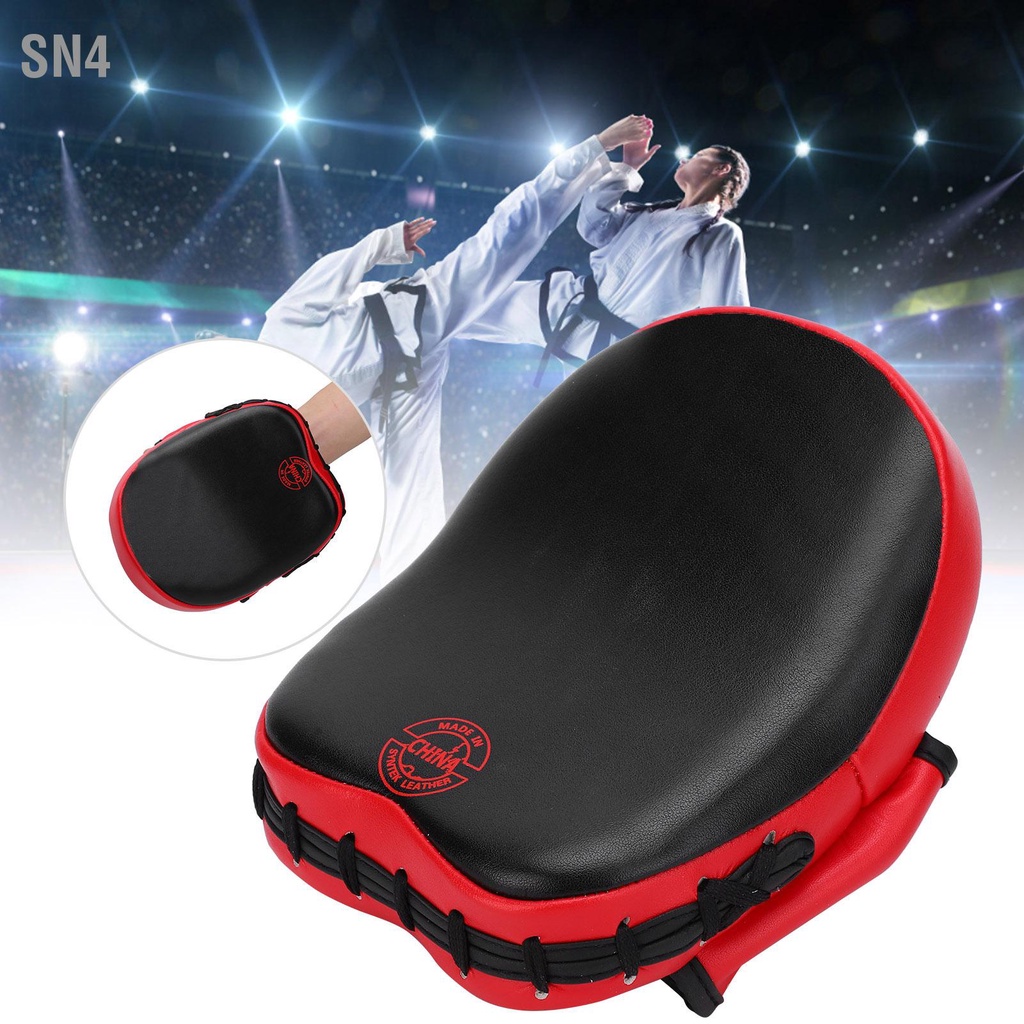 SN4 1 ชิ้นมวยไทยเป้าหมายมือโค้งแผ่นชกมวยมืออาชีพสำหรับการฝึกเตะเจาะ | Shopee Thailand