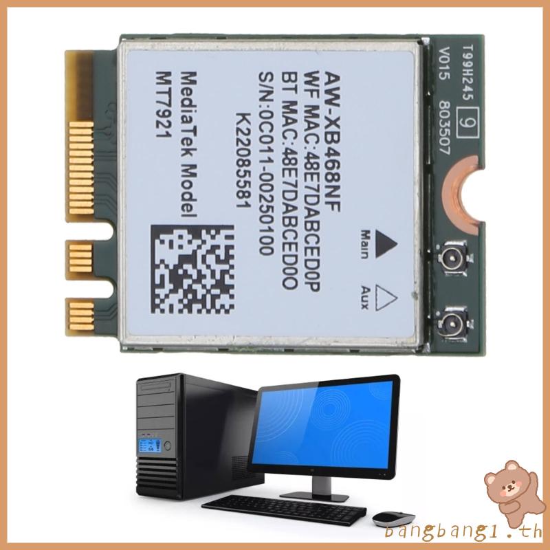 Bang การ์ด Wifi ไร้สาย Wi-Fi MT7921k MT7921 1200M บลูทูธ 5 2 สําหรับ ...