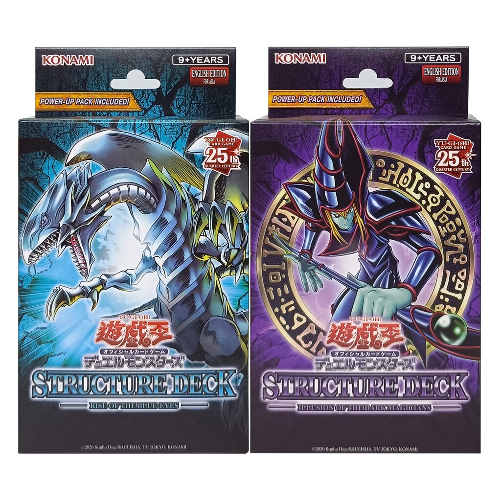 Game Card Yu-Gi-Oh! Structure Deck Blue Eyes & Dark Magicians Yugioh ...