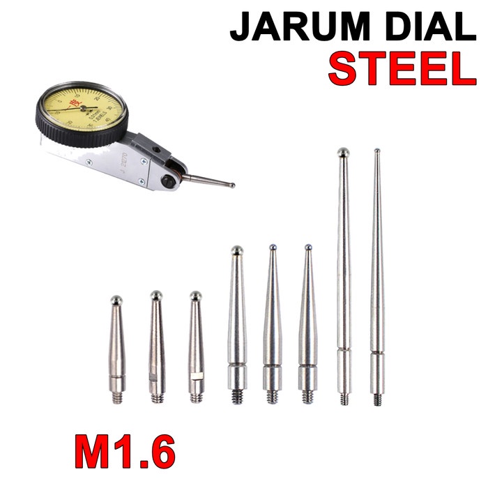 เข็ม Dial M1.6 Steel Probe Indicator Gauge ด้ายทดสอบ M 1.6 ตัวบ่งชี้ ...