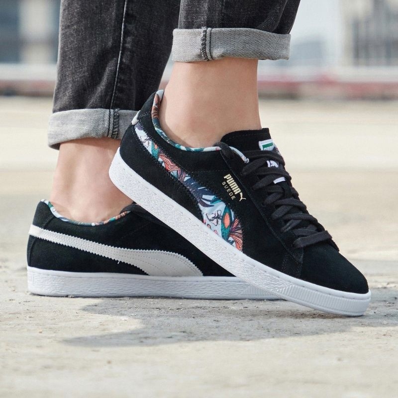 Puma Suede Secret Garden Black Original | Shopee Thailand