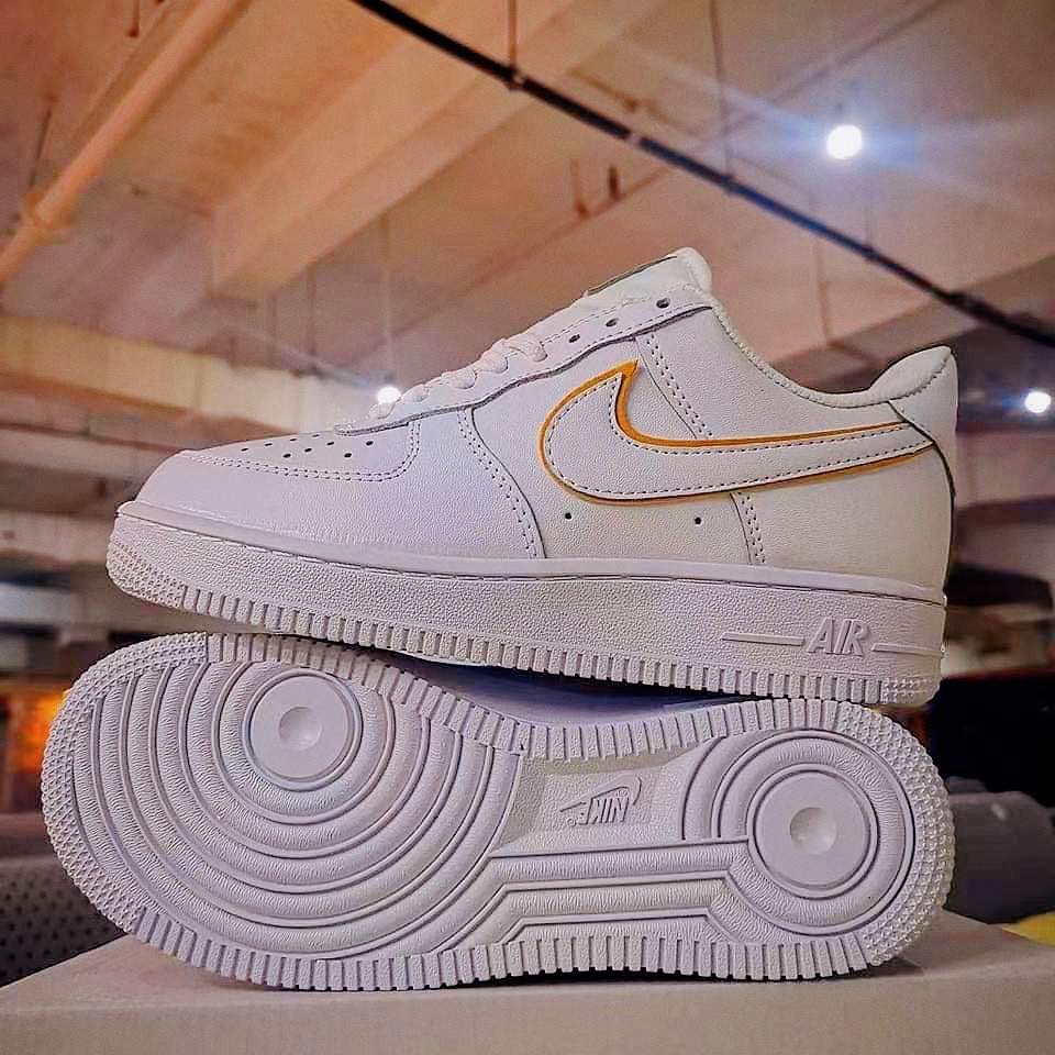 Gooffyph Nikee Air Force 1 golden tick sneaker for Men and Women #901 ...