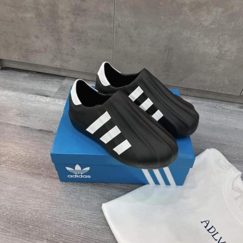 Adidas adifom superstar Core Black White Sneakers With 3 Stripes Pattern In Black And White full ...