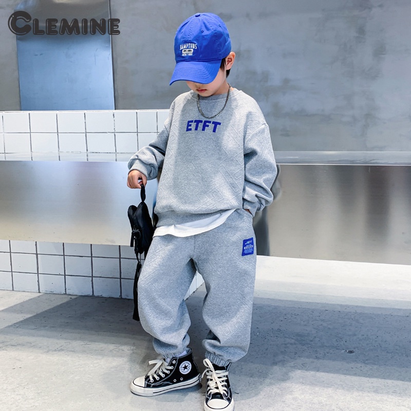 Clemineชุดเสื้อผ้าเด็กผู้ชาย สไตล์สตรีท สําหรับเด็กผู้ชาย | Shopee Thailand