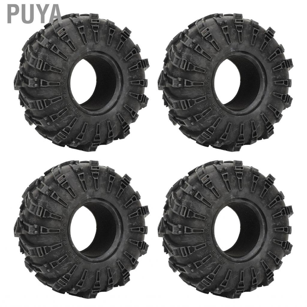 Puya RC Crawler Rubber Tire Strong Cushioning Car Tires for Replacement ...