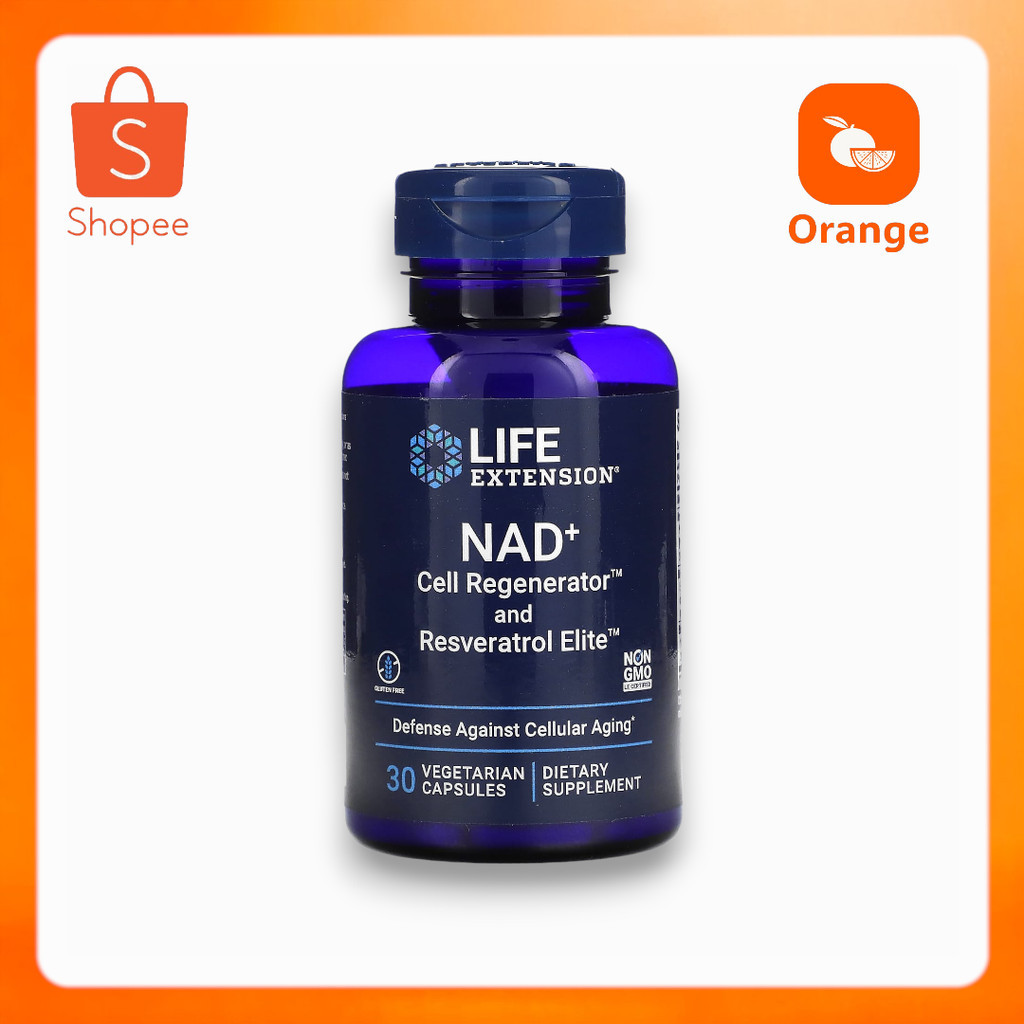 Life Extension, NAD+ Cell Regenerator and Resveratrol Elite, 30 ...