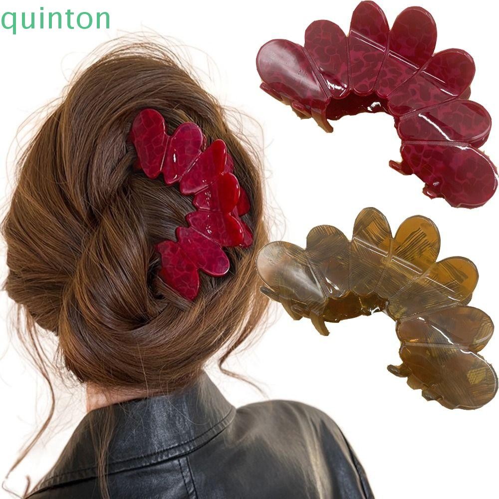 Quiton Acetate กิ๊บติดผมกลีบ,เครื่องประดับกันลื่นเล็บฉลามขนาดใหญ่ ...