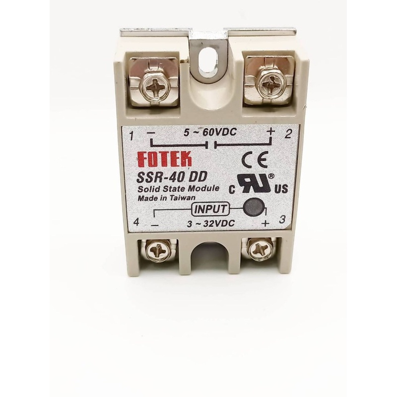 40DA Solid state relay SSR-40 AA โซลิตสเตตรีเลย์ AC-AC พรัอมฝาครอบdc ...