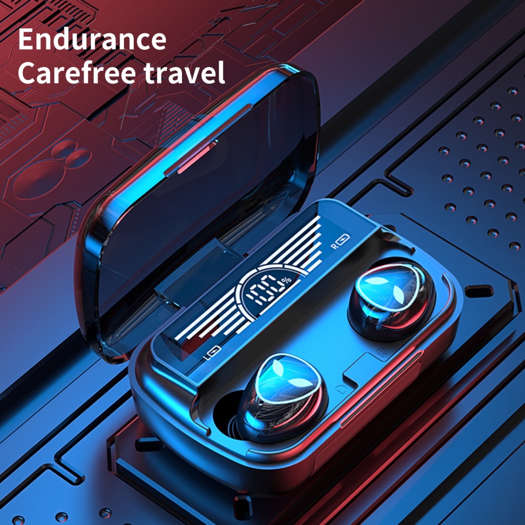 Rich2.br M20 หูฟังอินเอียร์ไร้สาย HiFi บลูทูธ 53 Mini หน้าจอดิจิทัล LED ...