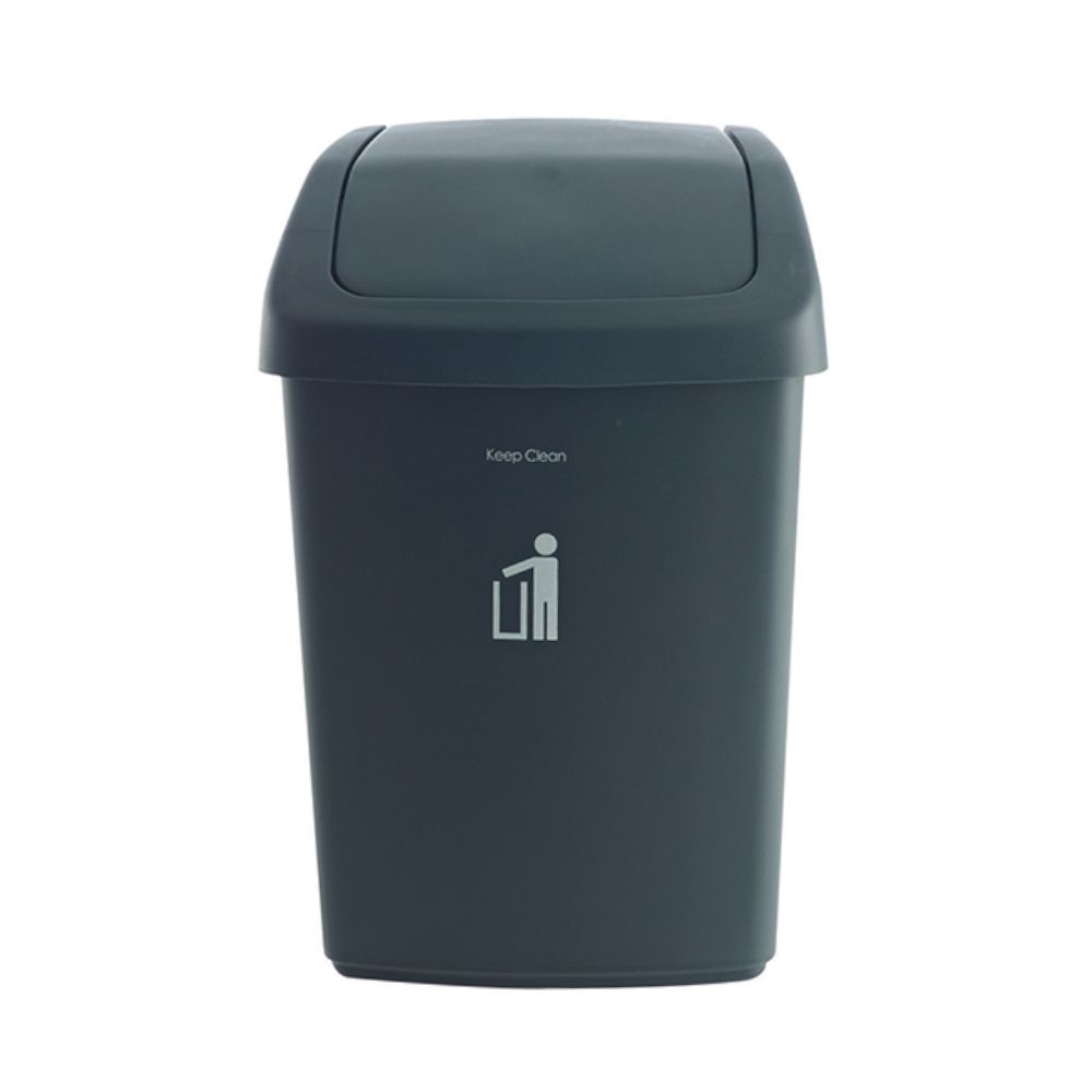DAI KYOWA ถังขยะฝาสวิง 25 ลิตร รุ่น HH-207PGR เทา | Shopee Thailand