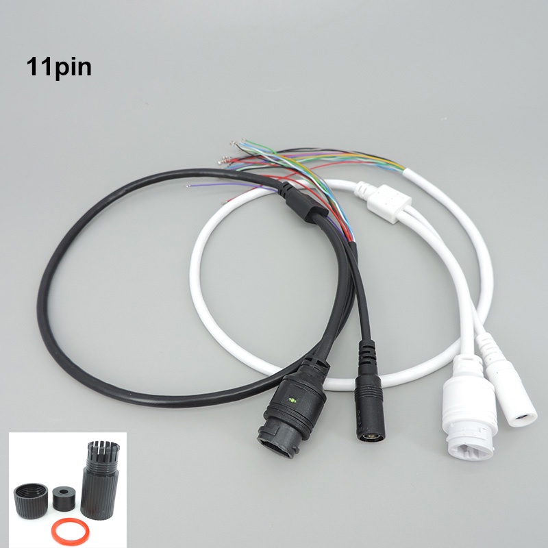 11 core กล้องวงจรปิด POE IP เครือข่ายกล้อง PCB โมดูลวิดีโอสายไฟ RJ45 DC ...