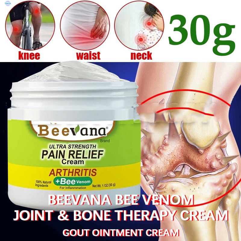 Beevana Bee Venom Joint และ Bone Therapy ครีมปวดเข่า Toe Finger Bone ...