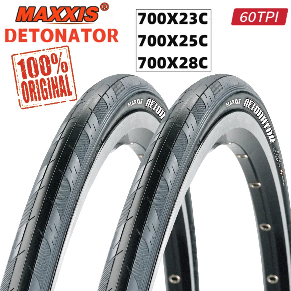 Maxxis TIRES 700C ยางล้อรถจักรยาน ความเร็วสูง 700x 23C 25C 28C DETONATOR(M203) เบาพิเศษ | Shopee ...