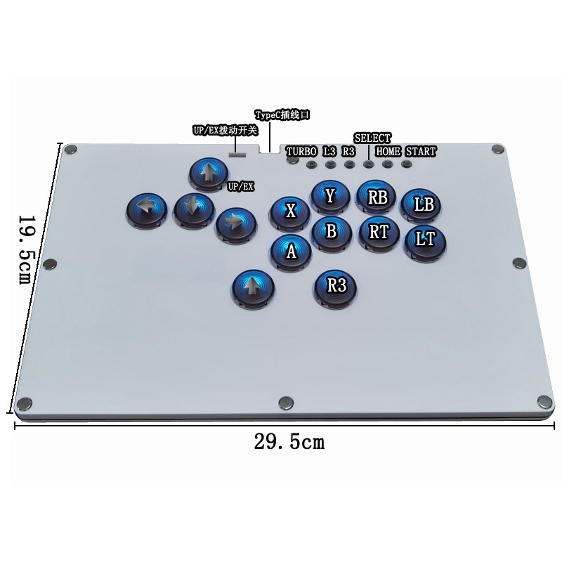 Hitbox PICO ชิปคีย์บอร์ด 14 คีย์ บางพิเศษ ขนาดใหญ่ รองรับ Hot Swap ...