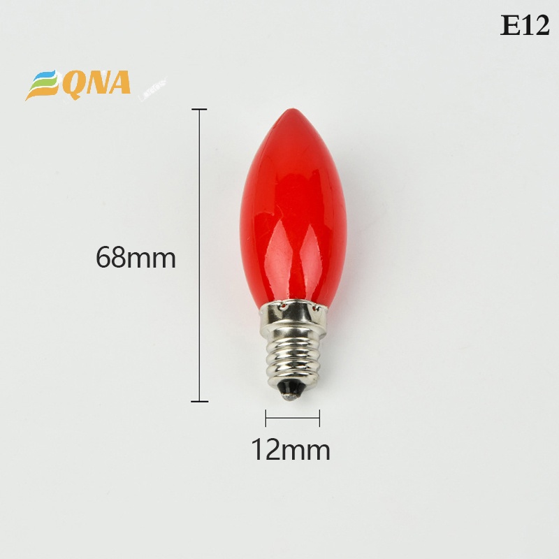 [QNA] ใหม่ หลอดไฟ led E12 E14 สีแดง สําหรับตกแต่งบูชาพระพุทธรูป 1 ชิ้น | Shopee Thailand