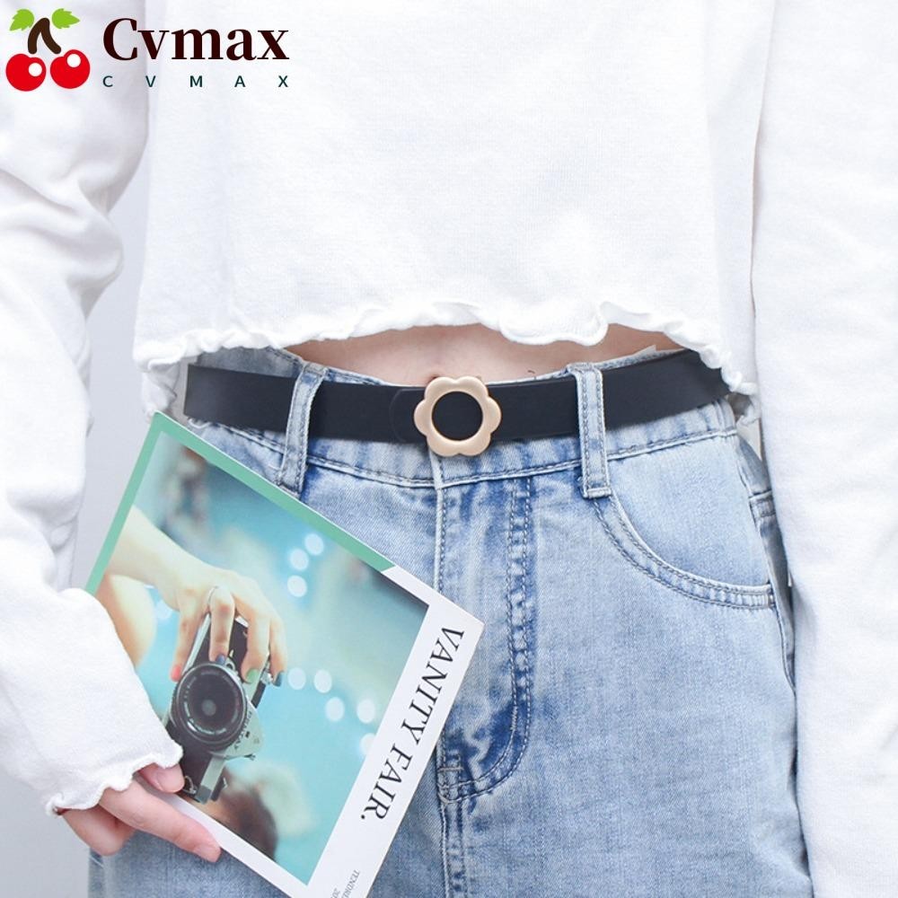 Cvmax เข็มขัดหนัง แฟชั่นย้อนยุค ลําลอง บาง สายรัดเอว | Shopee Thailand