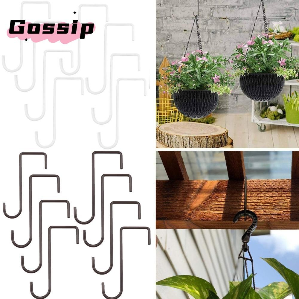 Gossip 8 ชิ้นรั้ว Hook Garden โลหะมัลติฟังก์ชั่นนก Feeders | Shopee ...