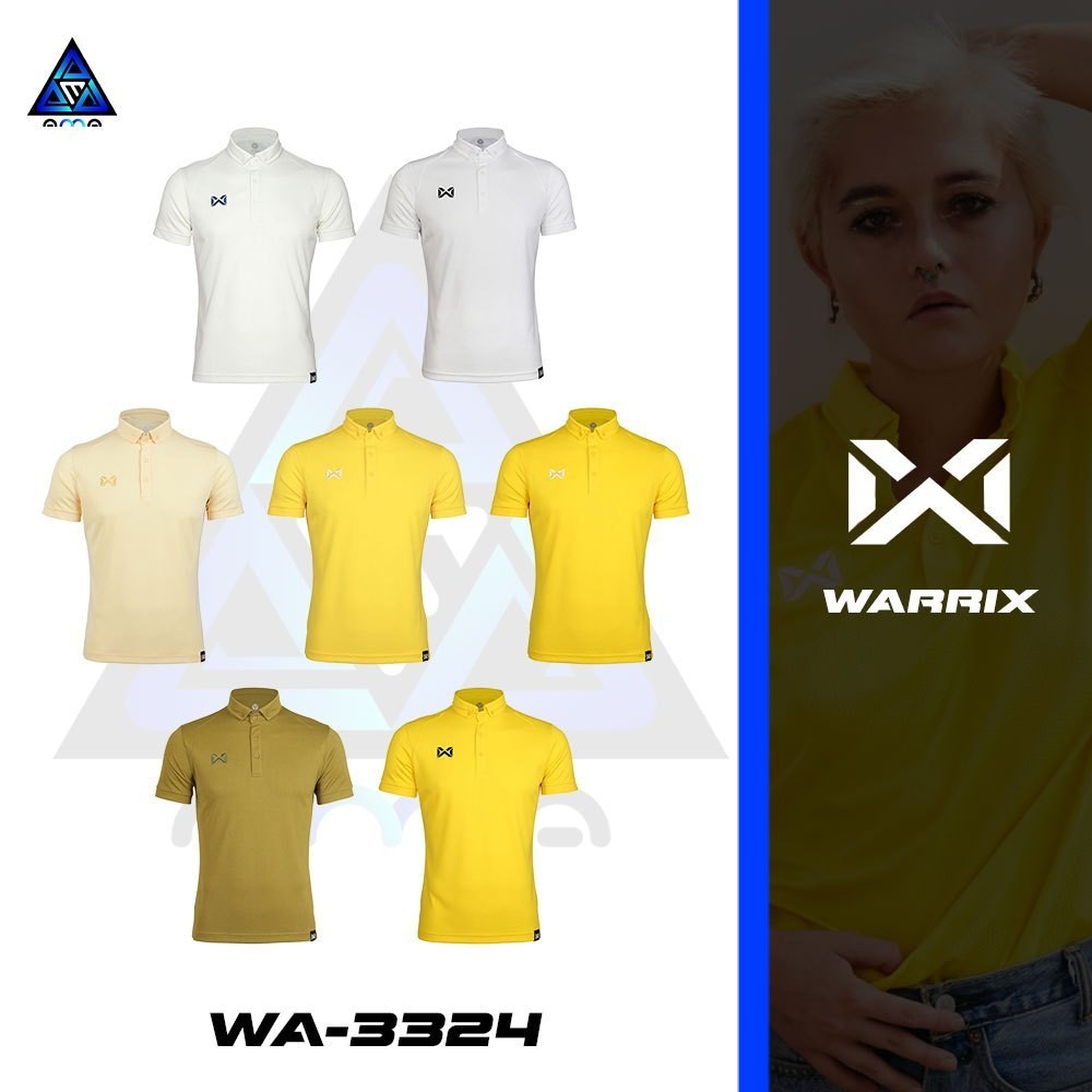 Sport เสื้อ WARRIX รุ่น BUBBLE รหัส WA-3324 วาริกซ์ เสื้อโปโล WARRIX ชายและหญิง ชุด 1 ของแท้100% ...