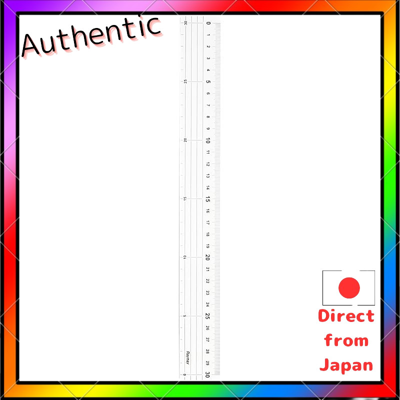 ไม้บรรทัดวัดการตัด Raymay Fujii - 30 ซม. 40 ซม. และตัวแปร 50 ซม. | Shopee Thailand