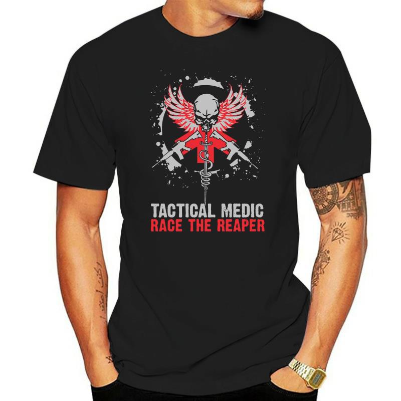 ดูดีนี่ เสื้อผ้าผชGildan เสื้อยืด ผ้าฝ้ายแท้ พิมพ์ลาย The Reaper Medic ...