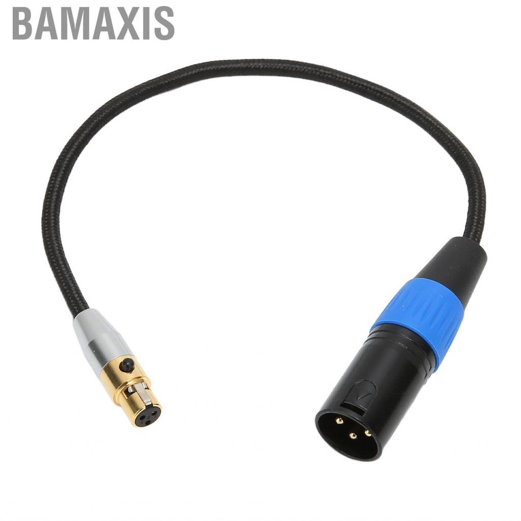 Bamaxis XLR Male To Mini Female Cable Professional 3 Pin Adapter GDT ...