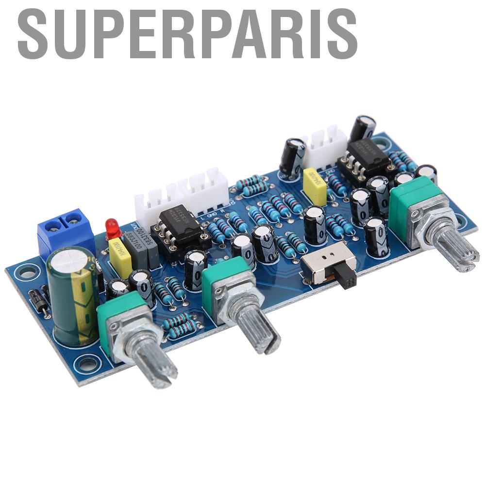 Superparis Digital Preamplifier Powerful Bass HiFi Circuit Board Preamp ...