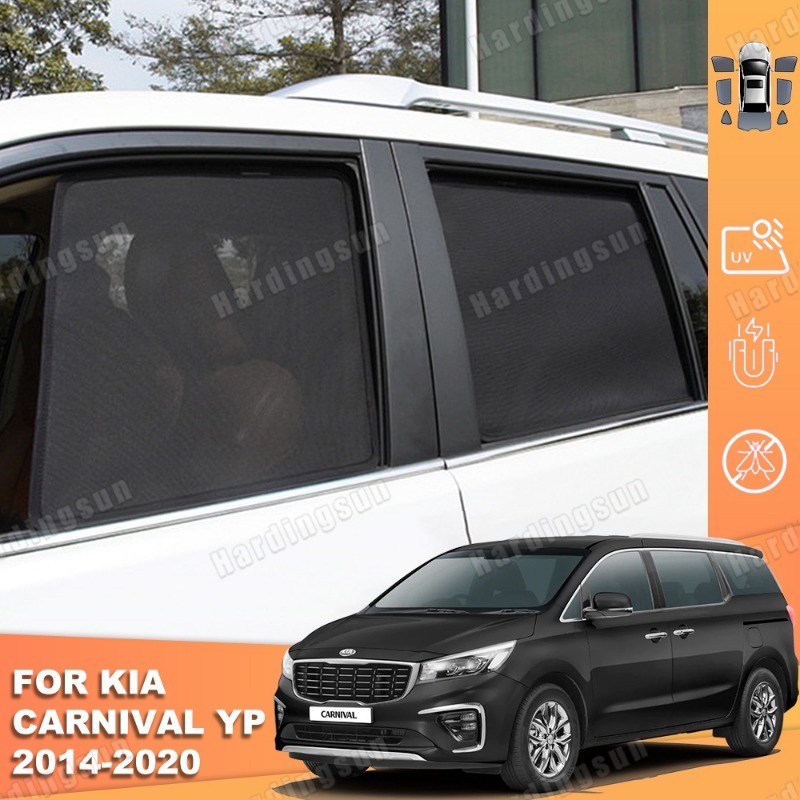 ม่านบังแดดแม่เหล็ก ด้านหน้า และด้านหลัง สําหรับ Kia Carnival YP 2014 ...