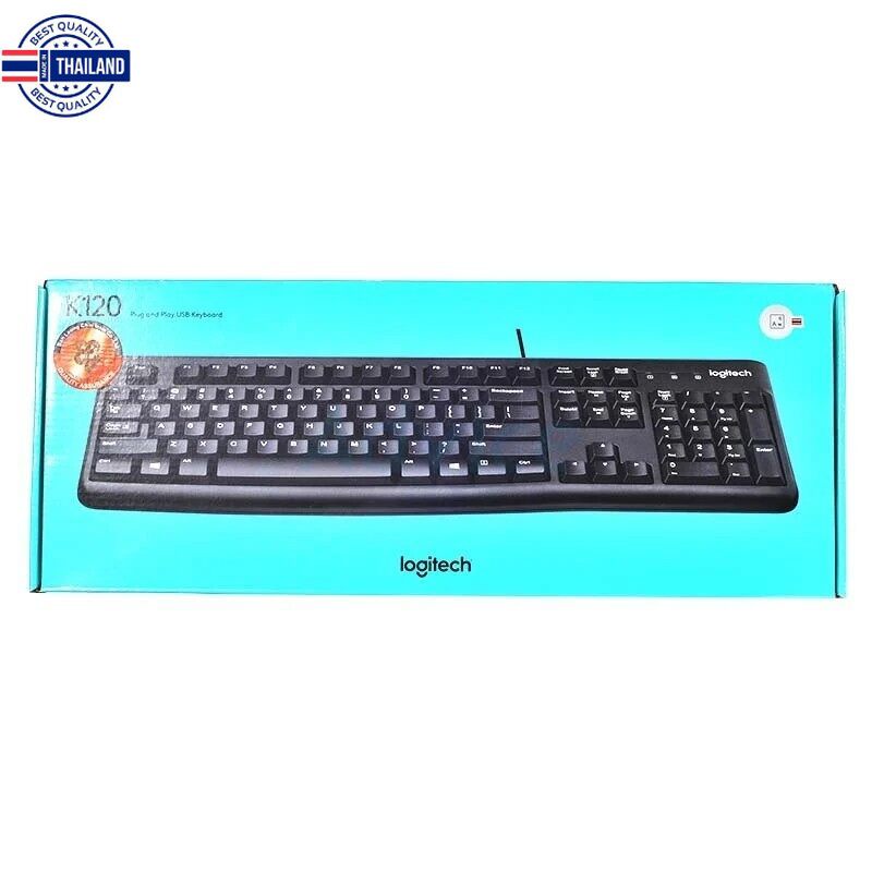 USB Keyboard LOGITECH K120 Black | Shopee Thailand