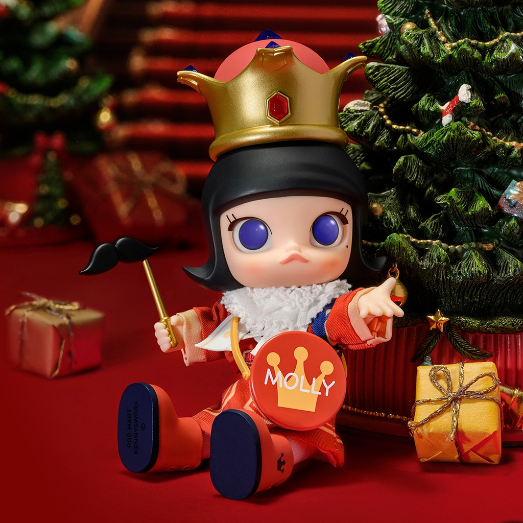 ของแท้ 】POPMART MOLLY ตุ๊กตาแครกเกอร์ ป๊อปมาร์ท มัลลี่ เปลี่ยนเป็นตุ๊กตานัทแครกเกอร์ ของเล่น ...