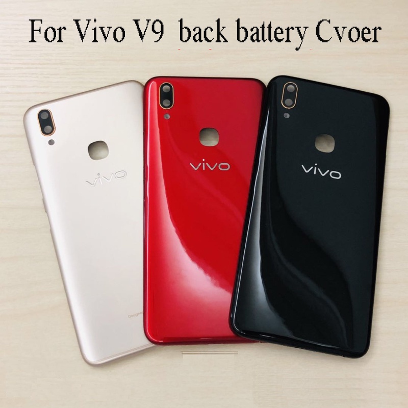 สําหรับ Vivo V9 Y85 Y85A V9 Pro / V9 Youth Edition Z1 Z1i ฝาหลังแบตเตอรี่ฝาครอบประตูพร้อมเลนส์ ...