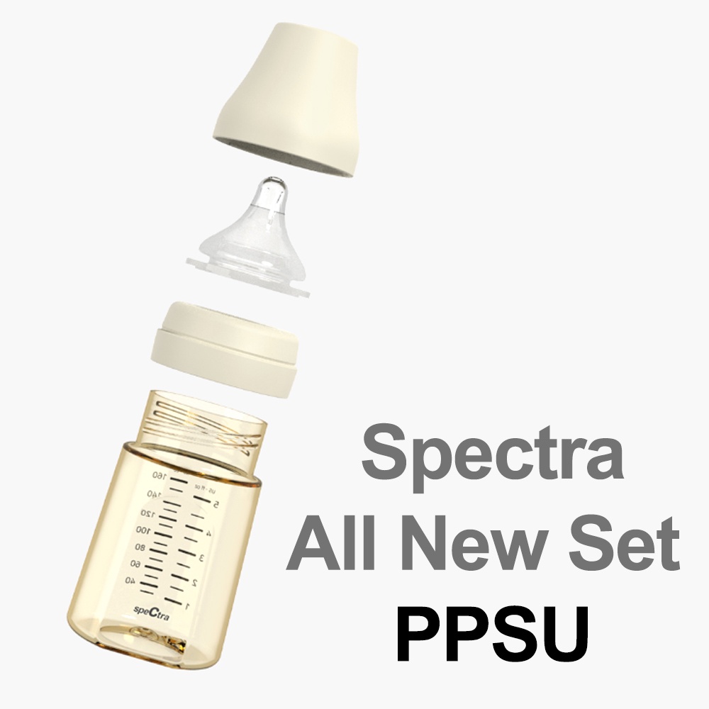 Spectra All Set Allset PPSU Baby Feeding Nursing Bottle 160ml/260ml Korea | Shopee Thailand