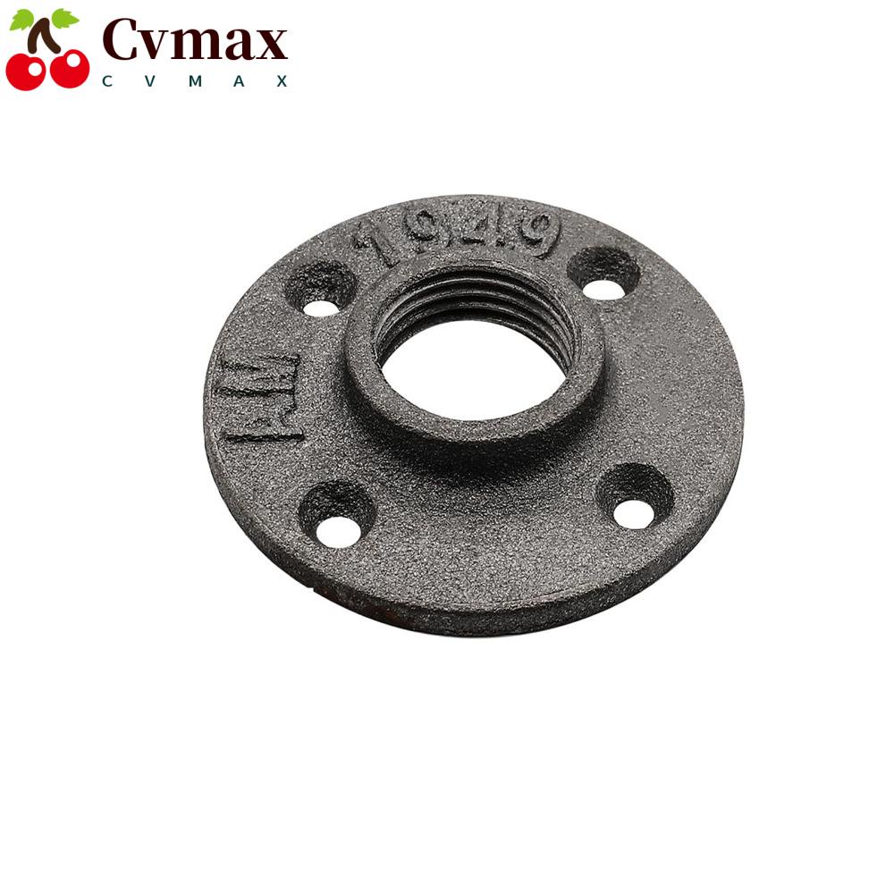 Cvmax หน้าแปลนเหล็กหล่อ DN20 DN15 พร้อมรูสลักเกลียวสี่รู สีดําโบราณ เหล็กติดผนัง DN25 | Shopee ...