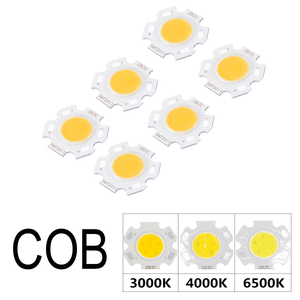 หลอดไฟ, COB LED Chip CRI>80, ไฟ 3W/ 5W/ 7W/ 10W/ 12W/ 15W/ 18W/ 20W ...