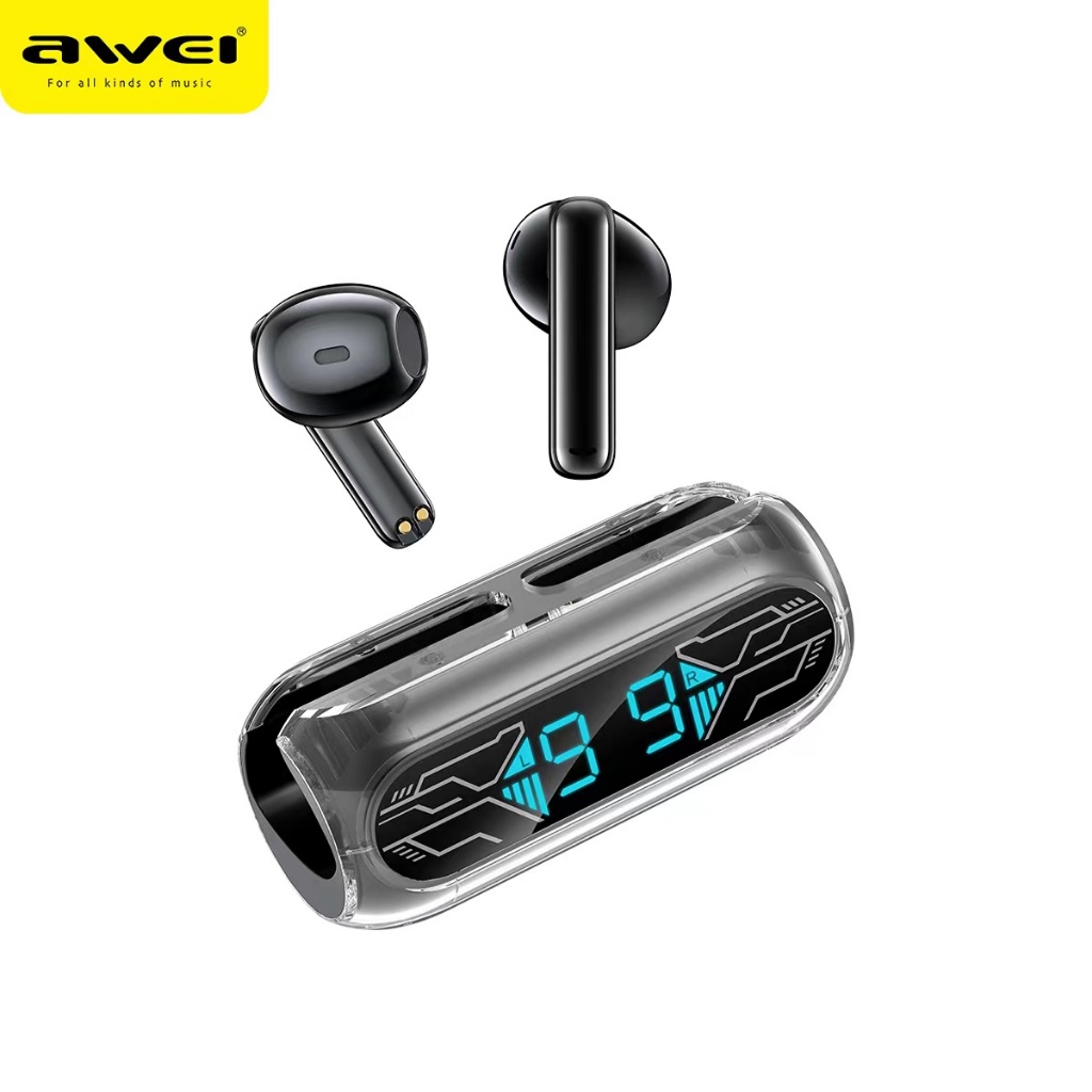 Awei T73 TWS หูฟังบลูทูธไร้สาย เวอร์ชั่น5.3 กันน้ำ IPX6 ไฮไฟสเตอริโอ ...