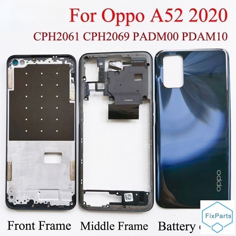 เคสแบตเตอรี่หน้าจอ LCD สําหรับ Oppo A52 2020 CPH2061 CPH2069 PADM00 ...