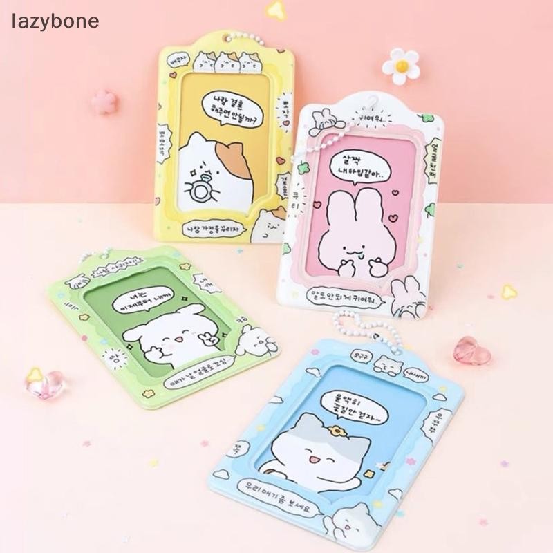{LZ} แฟชั่นเกาหลี 3 นิ้ว Photocard Holder Kpop Card พวงกุญแจจี้ Idol ...