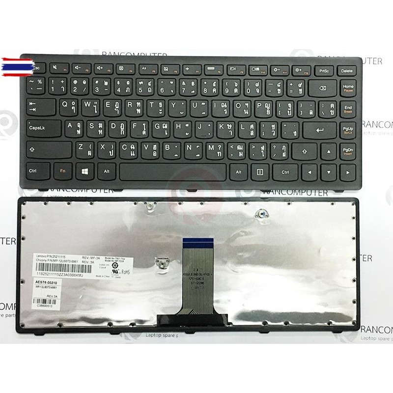 คีย์อร์ด Notebook LENOVO Ideapad G400S G405S G410S S410P Z410 ไทย-อังกฤษ | Shopee Thailand