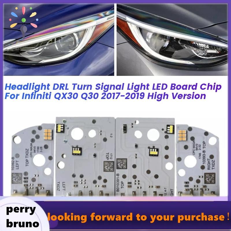 4 ชิ้น/เซ็ตไฟหน้า DRL ไฟเลี้ยว LED ชิปบอร์ด B010390-บี010391-B สําหรับ ...