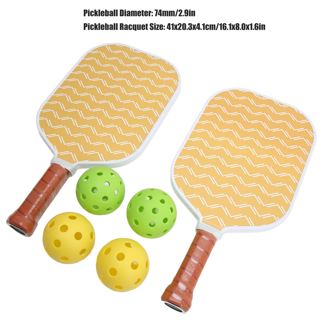Sports Toy Pickle Rackets คาร์บอนไฟเบอร์ PP Pickleball Paddles และลูก ...