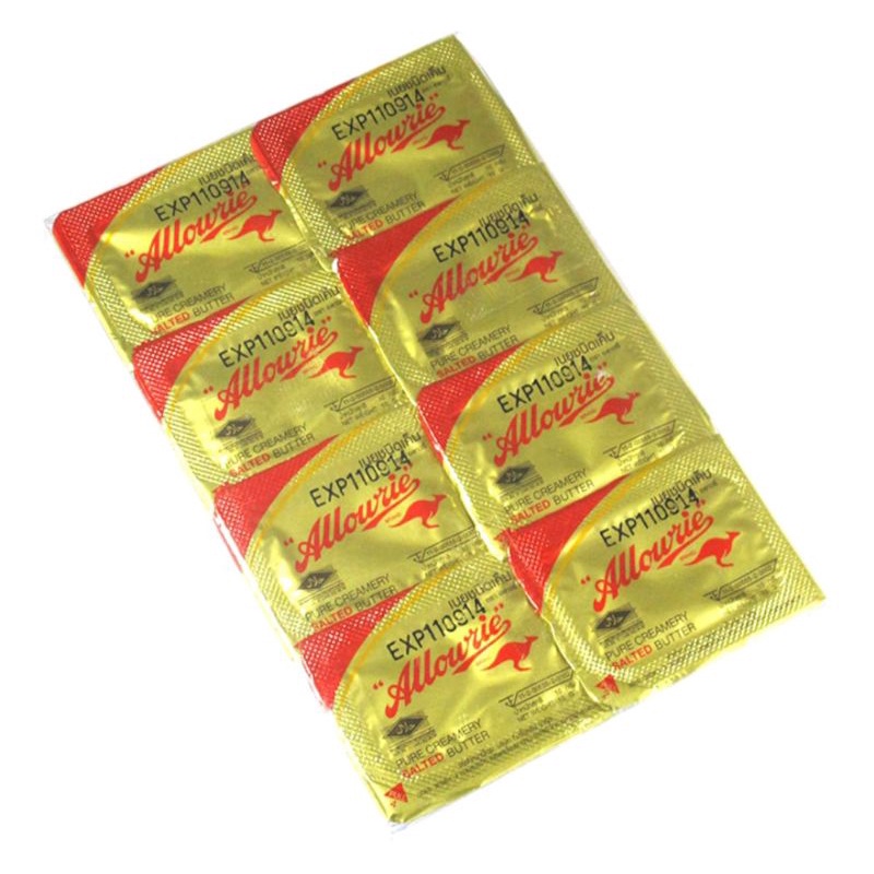 Allowrie เนย (รสเค็ม, รสจืด) ถ้วยขนาด 10 กรัม แพ็ก 8 ชิ้น | Shopee Thailand