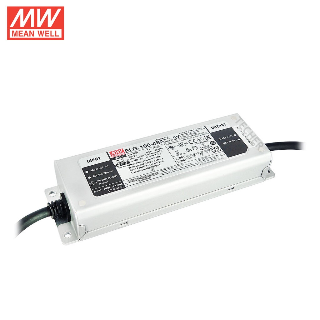 MEAN WELL ELG-100-48A Constant Current + Constant Voltage LED Driver ...