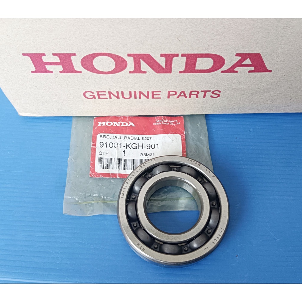 91001-KGH-901ลูกปืนตลับ(6207)ลูกปืนข้อเหวี่ยงขวาแท้HONDA Sonic อะไหล่ ...