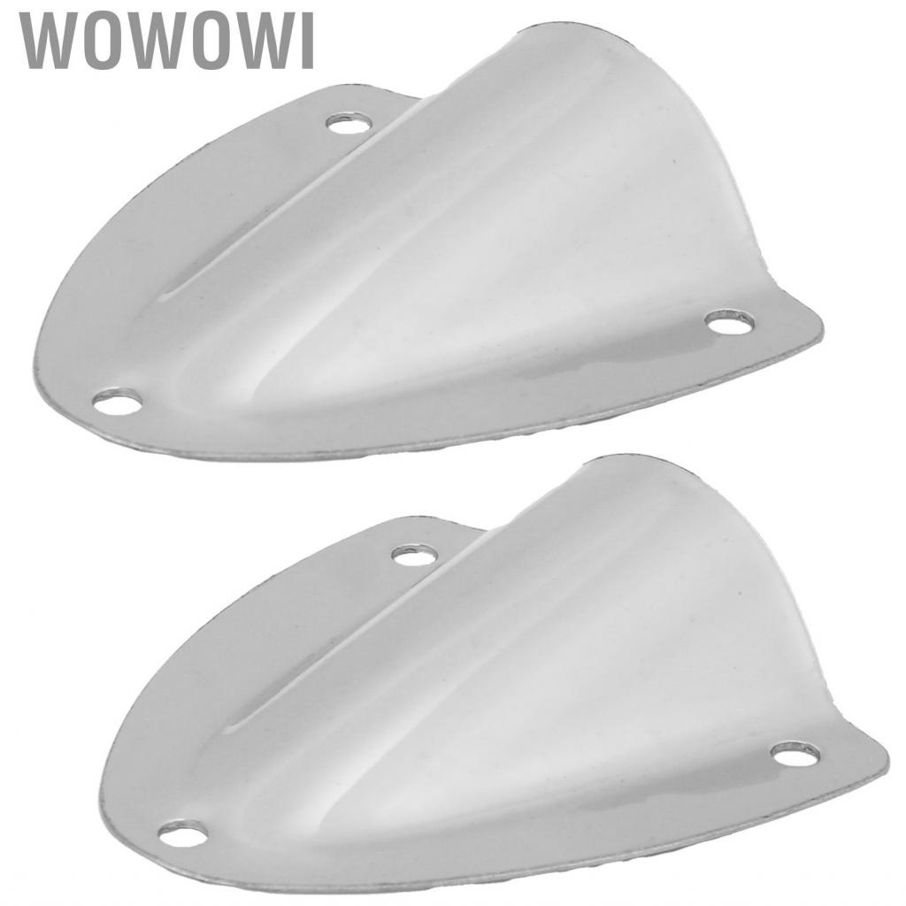 Wowowi Clamshell Wire Pass Through Cover Stainless Steel Polished Clam ...