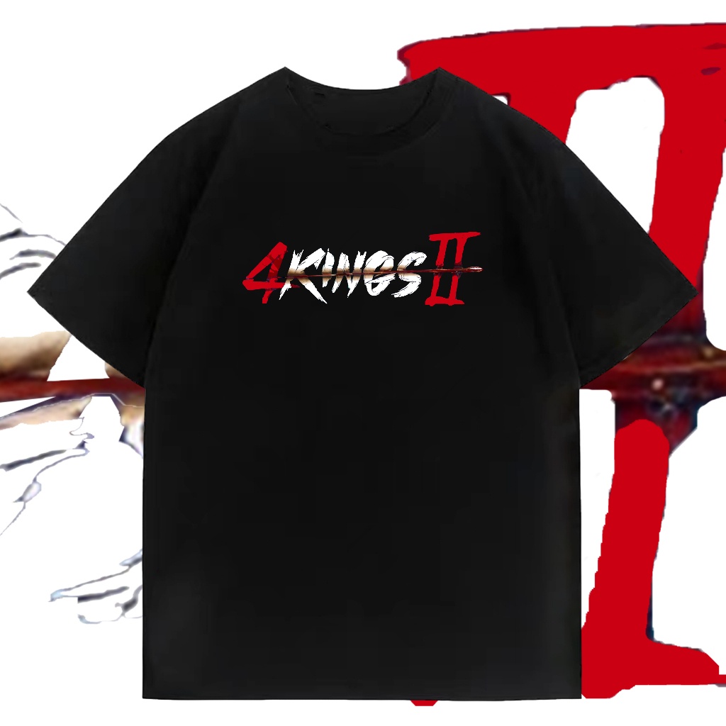 4 Kings 2 เสื้อยืด ไม่จำกัดเพศ ราคาถูก ฝ้าย 100% ขนาด S-5XL | Shopee Thailand