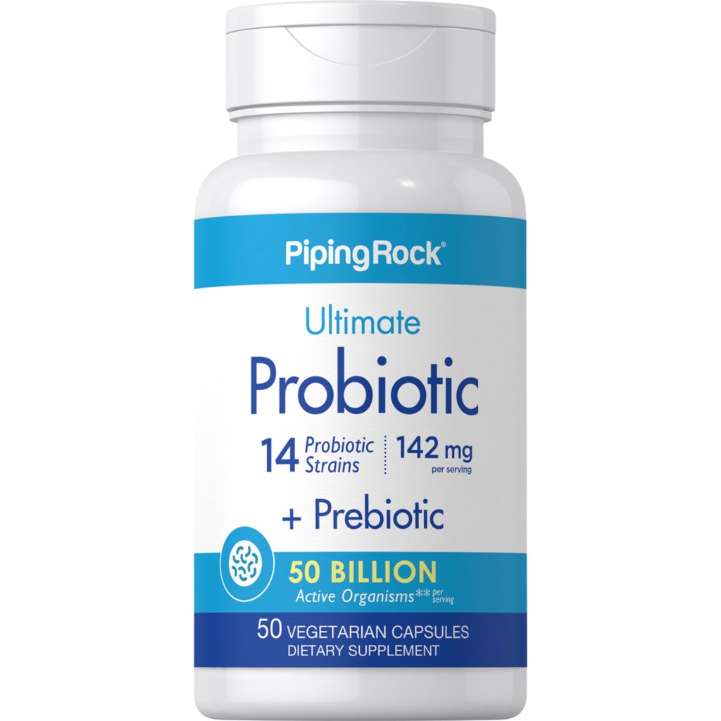 Probiotic 14 Strains 50 Billion & Prebiotic (50แคปซูล) โปรไบโอติก พรี ...