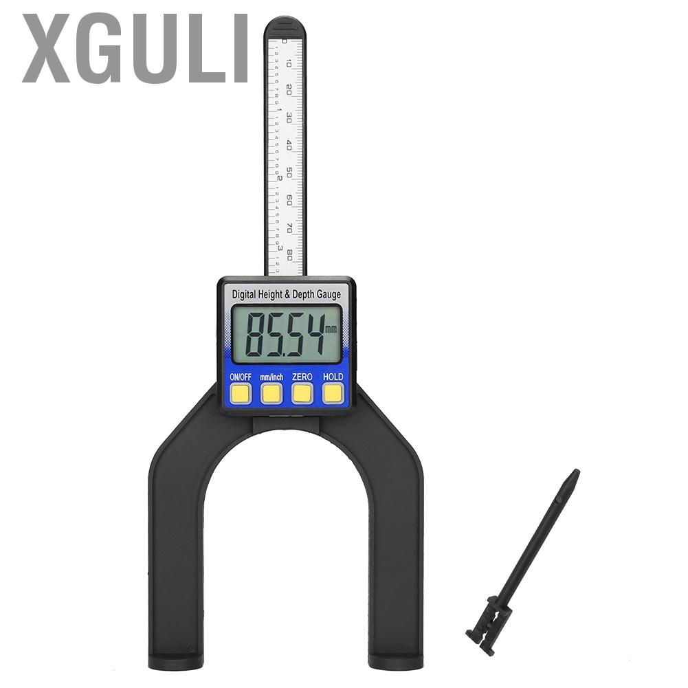 Xguli Height Gauge 0-80mm Digital Aperture Depth Ruler With Magnetic ...